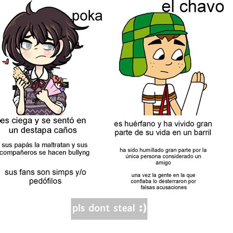 Poka La niña ciega y el chavo Meme by saldivar mai rar Memedroid