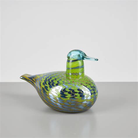 Oiva Toikka F Gel Glas Iittala Glas Konstglas Auctionet