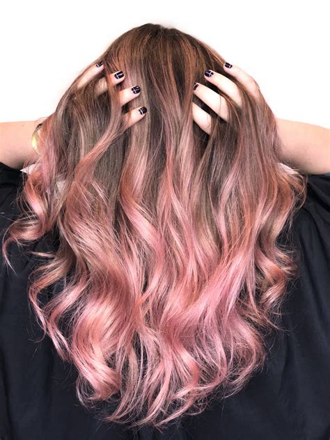 Balayage Straight Hair Pink Atelier Yuwa Ciao Jp