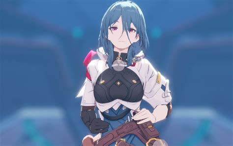 Wallpaper Honkai Star Rail Natasha Gloves Blurry Background