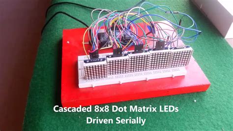 Cascaded X Dot Matrix Led Displays Youtube