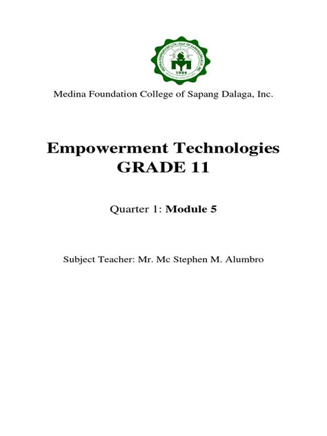 et module 5 pdf educational technology web design