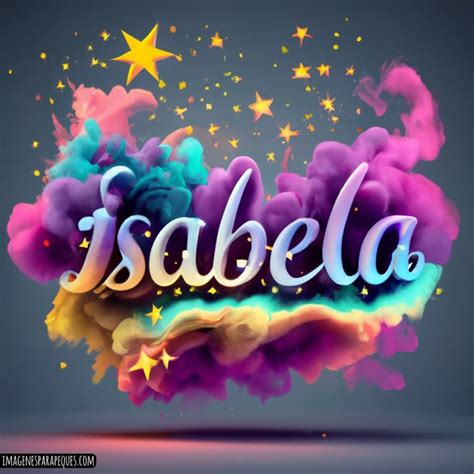Imagenes 3D con nombre Isabela Imágenes para Peques