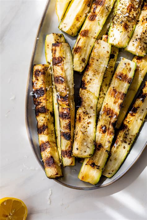 Grilled Zucchini With Parmesan And Herbs WellPlated
