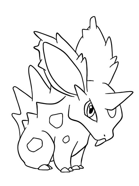 Nidoran Male Lol Coloring Pages Pokemon Coloring Pages Coloring