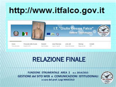 PDF RELAZIONE FINALE Itfalco It Funzione Strumentale Area 2