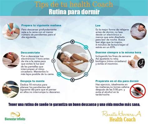 Rutina Para Dormir Bienestar Infinito