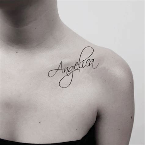 Tatuajes de nombres en cursiva Décoration De Maison