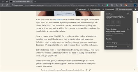how to use reader mode on microsoft edge
