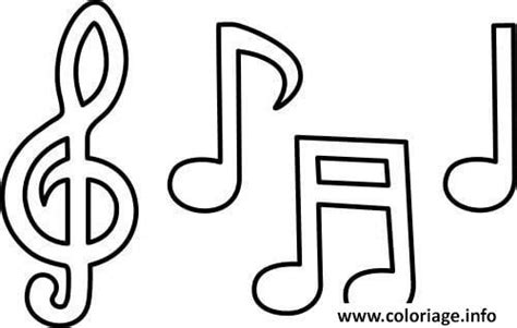 Coloriage Notes De Musique Dessin Musique Imprimer