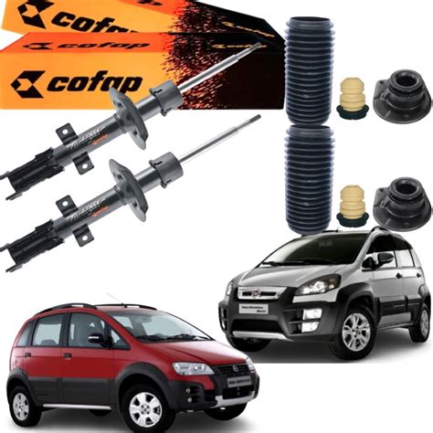 Par Amortecedor Dianteiro Cofap Kit Idea Adventure Submarino