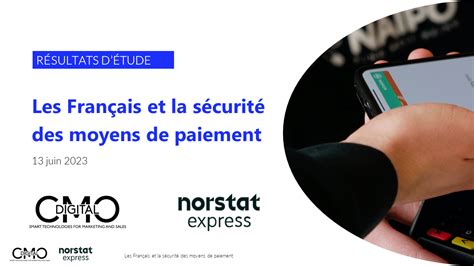 Etude DCMO Norstat les français et les moyens de paiement Digital CMO
