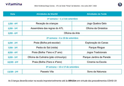 ATL Férias Associação de Pais Escola S Pedro do Estoril