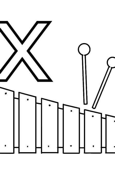 Moldes Desenhos Da Letra X Para Imprimir E Colorir Pintar