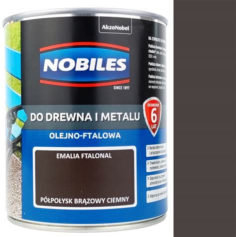 Farba Olejno Ftalowa Do Betonu Do Drewna Do Metalu Nobiles 0 7 L