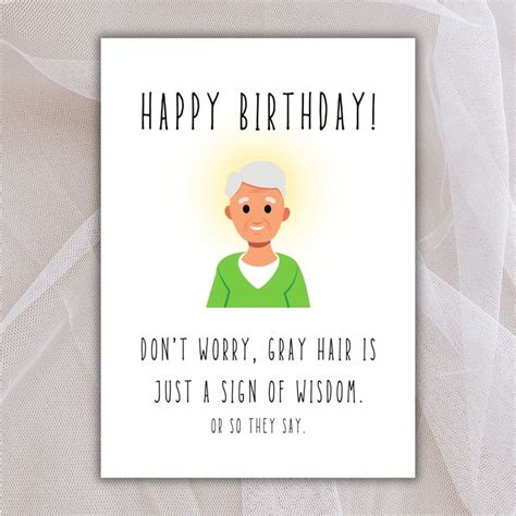 Printable Birthday Card Funny Funny Birthday Card Last Etsy In 2023