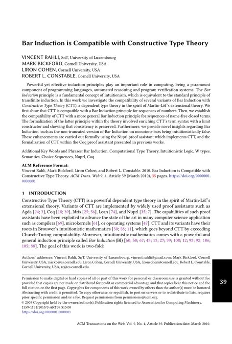 pdf bar induction is compatible with constructive type theory