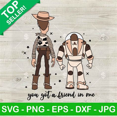 Vintage You Got Friend In Me SVG Woody And Buzz Lightyear SVG Toy