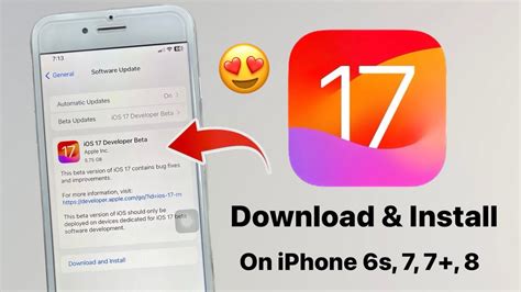 How To Install IOS 17 Update On IPhone 6s 7 7 8 YouTube