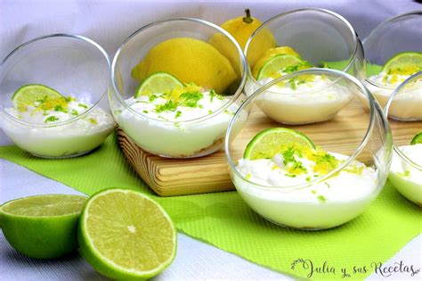 JULIA Y SUS RECETAS Mousse de limón