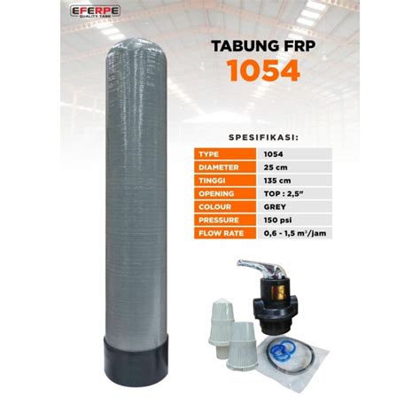 Jual Frp 1054 Nanotec Tabung Filter 10 Inch Tabung Frp 1054 Valve 3