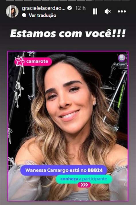 BBB 24 Graciele Lacerda comenta entrada de Wanessa no reality após