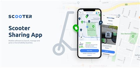 E Scooter Sharing App Behance