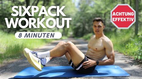 Minuten Sixpack Workout F R Anf Nger Effektives Bauchtraining Youtube