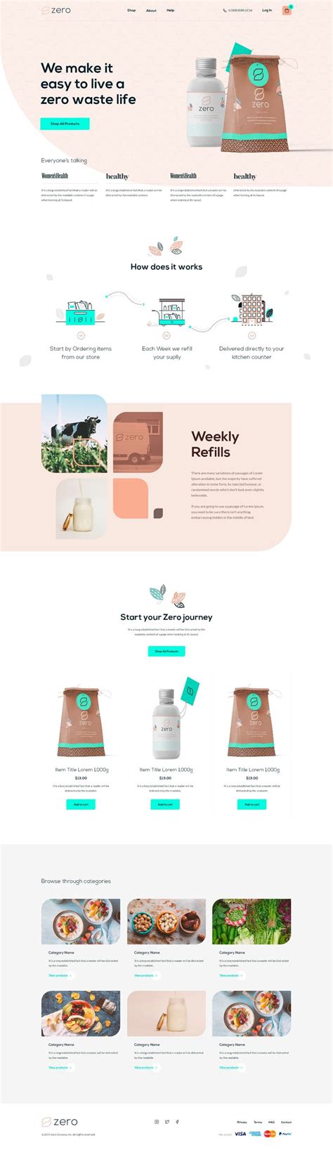 Webpage Design Web Template Design Best Landing Page Design