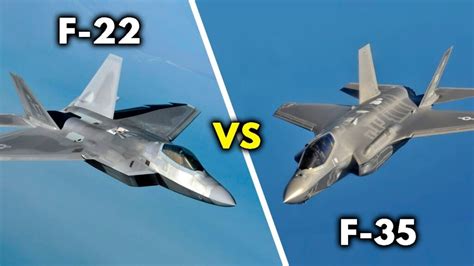 Mejor avión de combate F 22 vs F 35 Descubre quién gana