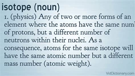 Definition Of Isotopes
