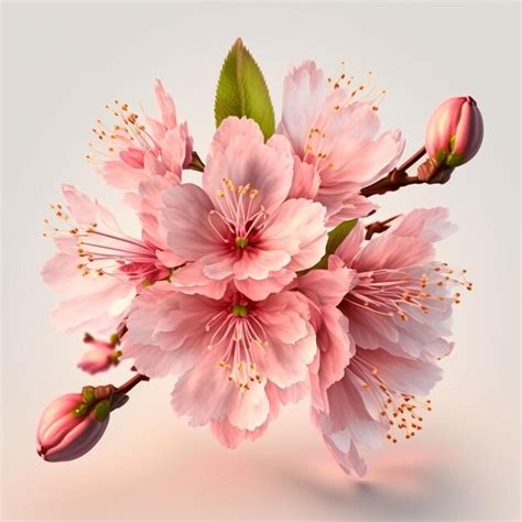 Flor De Cerezo Sakura Flores Rosas Foto Premium