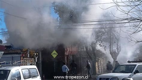 Incendio destruye vivienda en Pudahuel sur Diario Tropezón Tu Diario