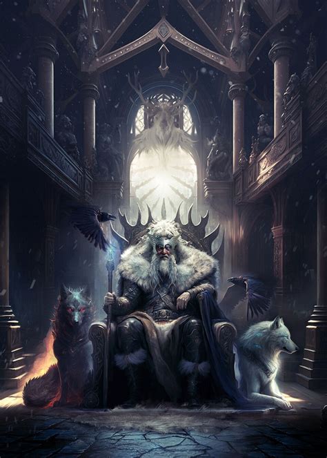 Odin The Allfather Ikaruna On Artstation At Https Artstation