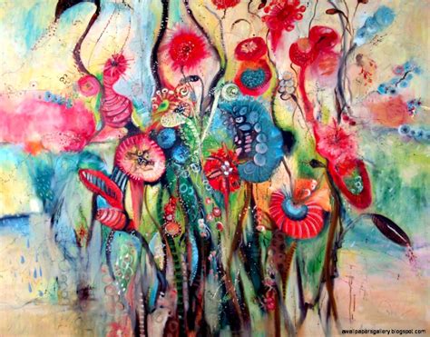 Abstract Nature Paintings Wallpapers Gallery