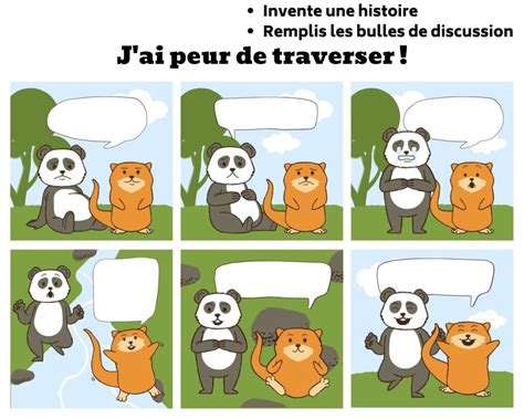 3 planches de BD à compléter activité enfant Papa positive