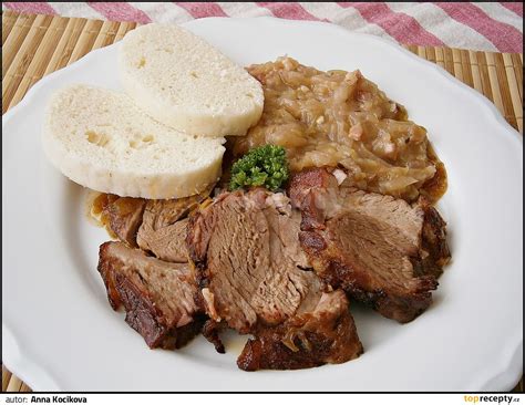 Vepřová krkovice na víně zázvoru a česneku recept TopRecepty cz