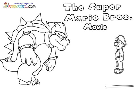 Dibujos de Super Mario Bros La película para Colorear