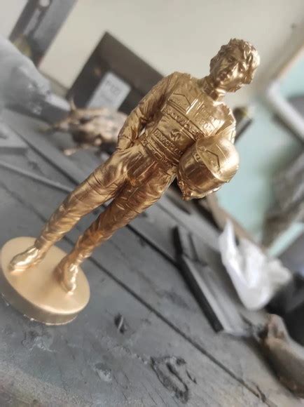 Estatueta Decorativa Ayrton Senna Impressão 3d Enfeite Elo7