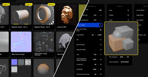 Shortcuts Interactive Guide For Blender