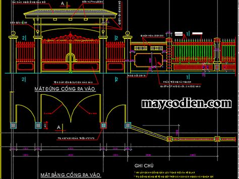Link Tải Tổng Hợp Thư Viện CAD Cổng Sắt Đầy Đủ Và Mới Nhất