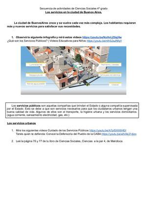 Calaméo Secuencia De Actividades Los Servicios En La Ciudad De Buenos
