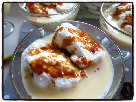 Iles flottantes aux carambars Recettes faciles Les gâteaux de Stéph