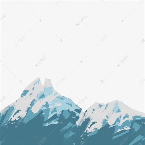 卡通雪山PNG下载素材图片免费下载 千库网