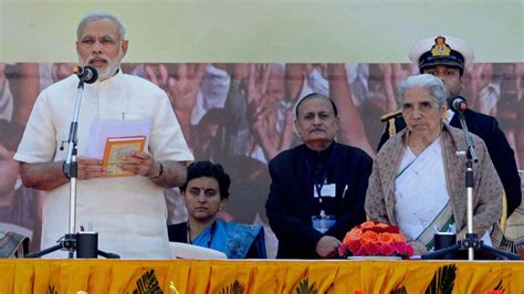 Narendra Modi Takes Oath As Chief Minister Of Gujarat The Hindu