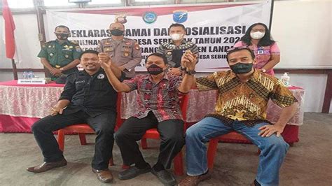 Kecamatan Ngabang Deklarasi Damai Pilkades Serentak Tribunpontianak Co Id