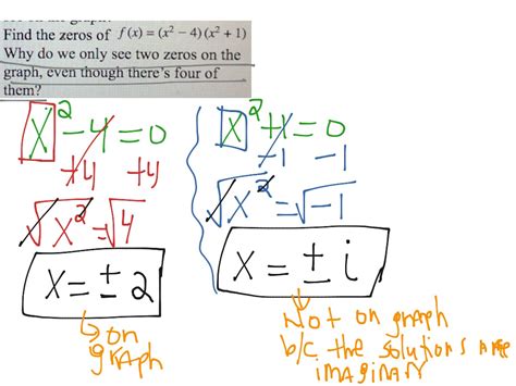 lesson 10 polynomial graphs and imaginary solutions math high school math polynomials