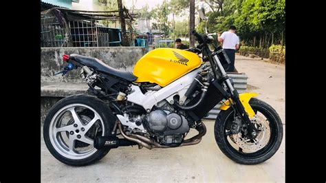 Honda VFR800 Naked Modified Part 1 YouTube