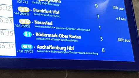 Gdl Warnstreik Beendet Bahn Verkehr L Uft In Hessen Wieder An