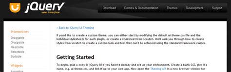 25 tutorials and resources for getting started with jquery ui